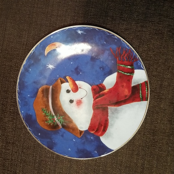 Holiday | Snowman Plate | Poshmark